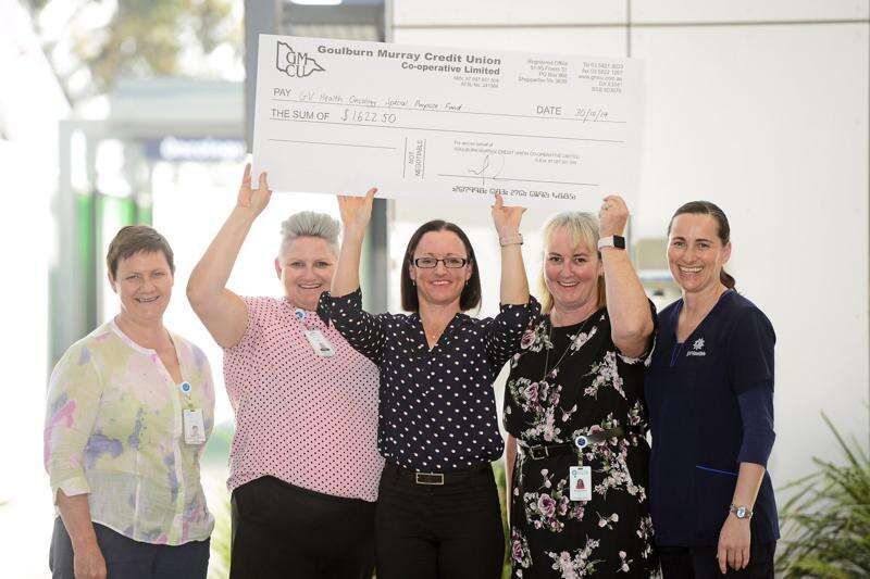 GMCU donates $1600 to GV Health | Shepparton News