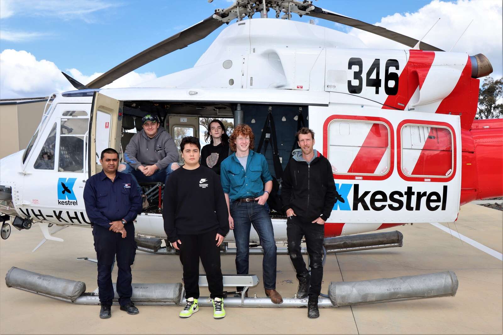 Students gain hands-on taste of helicopter engineering | Seymour Telegraph