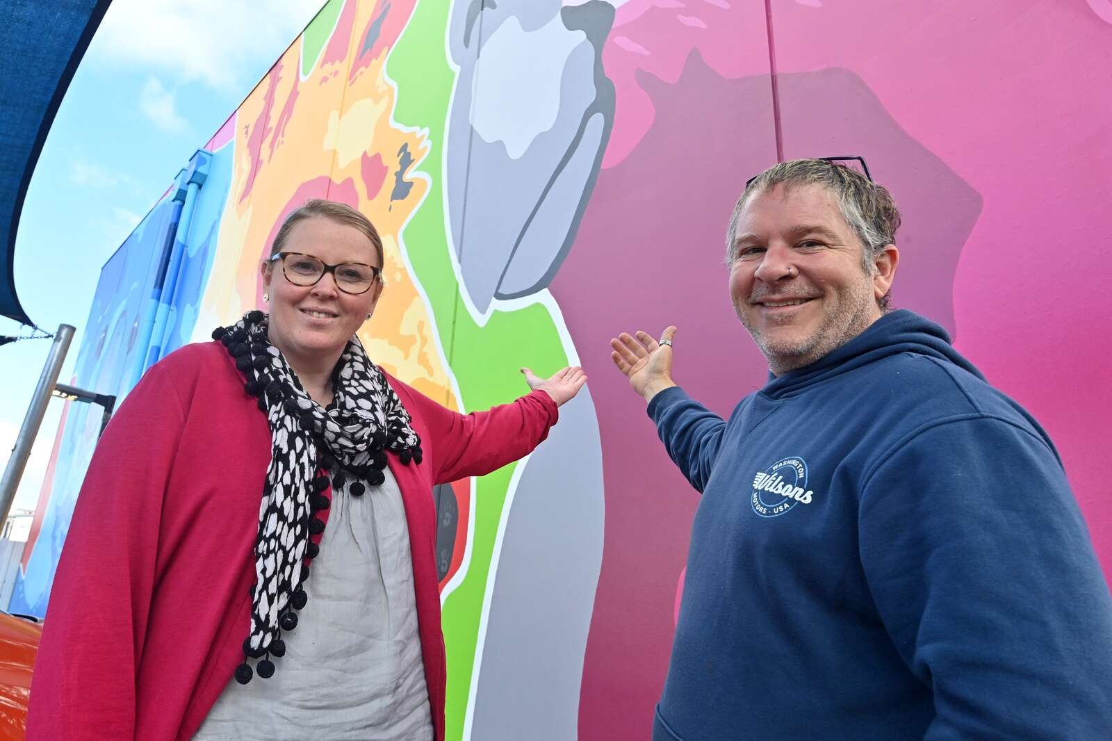 Local artist transforms ACE College with mural that’s more than meets ...