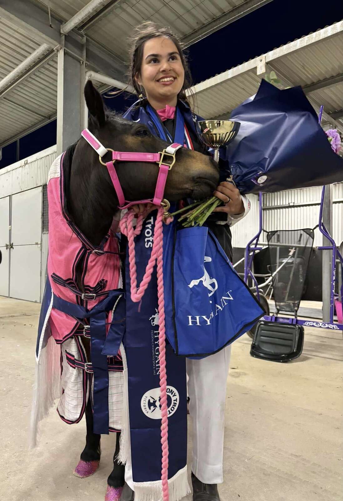 DRIVING WINX: Girgarre teen secures Victorian Pony Trots Cup win ...