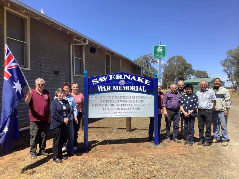 War memorial sign unveiled | Corowa Free Press