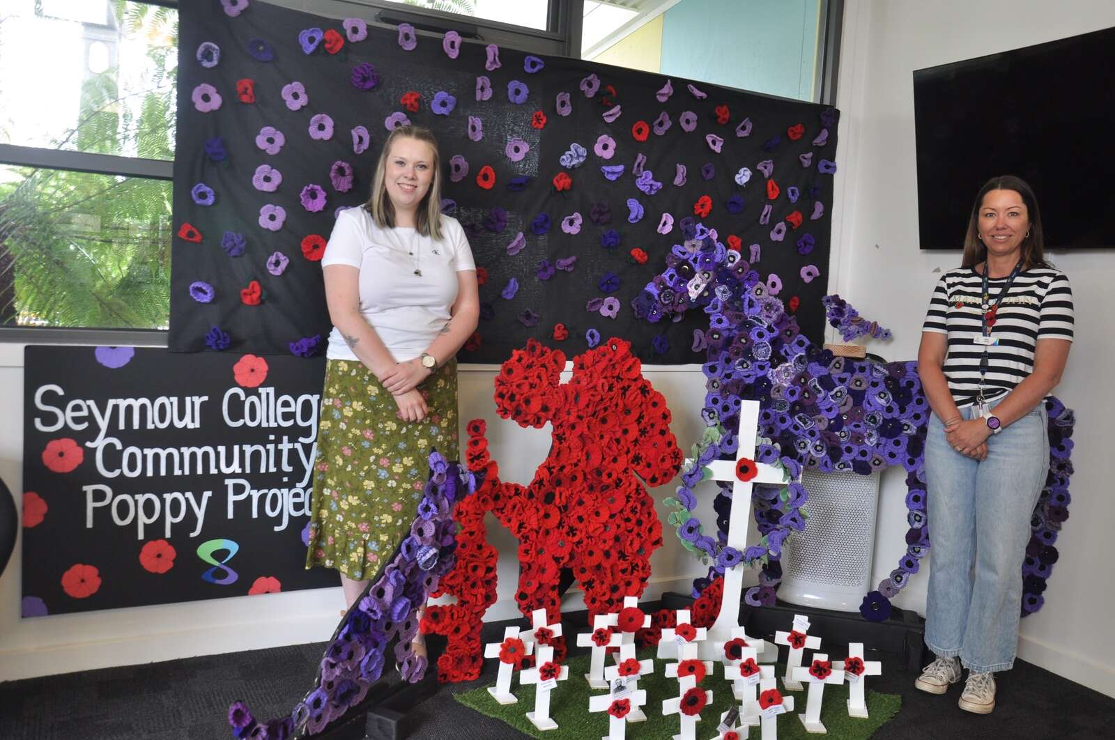 Seymour College’s community poppy project hopes to tell stories of war ...