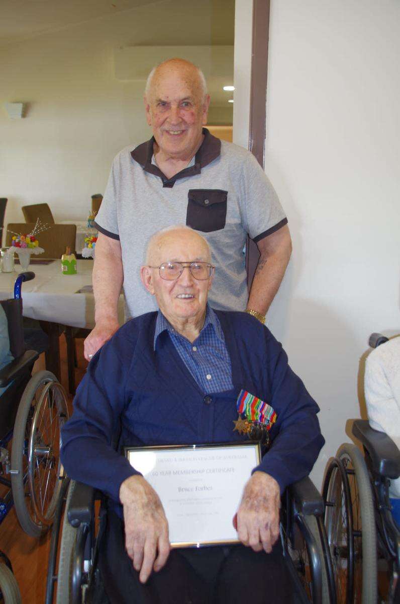 Bruce Forbes recognised for RSL service | Seymour Telegraph