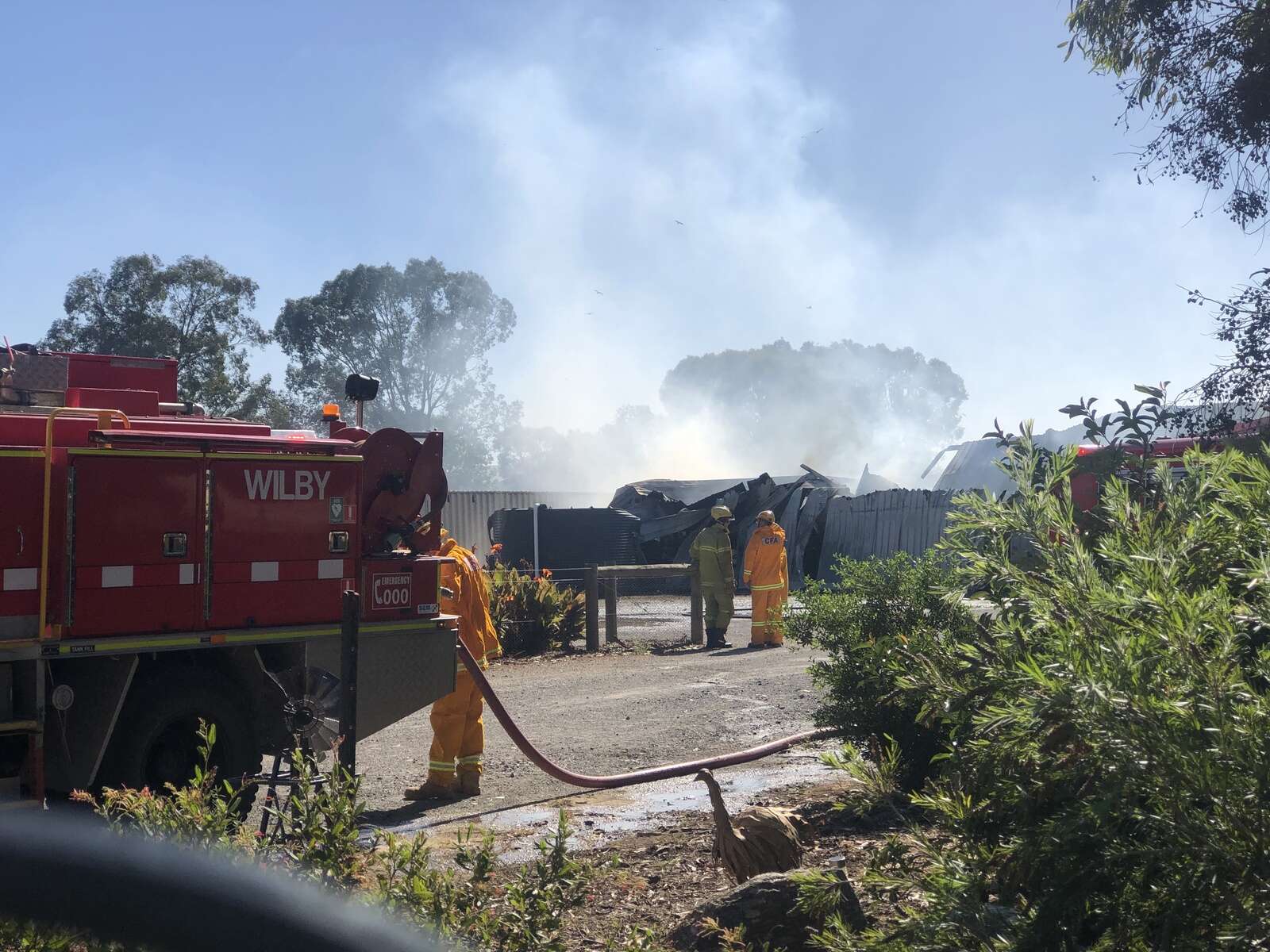 Fire ruins big shed | Benalla Ensign