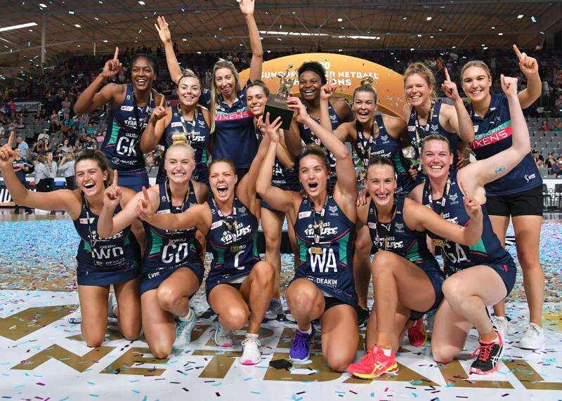 McDonald and Vixens celebrate Super Netball title | Seymour Telegraph