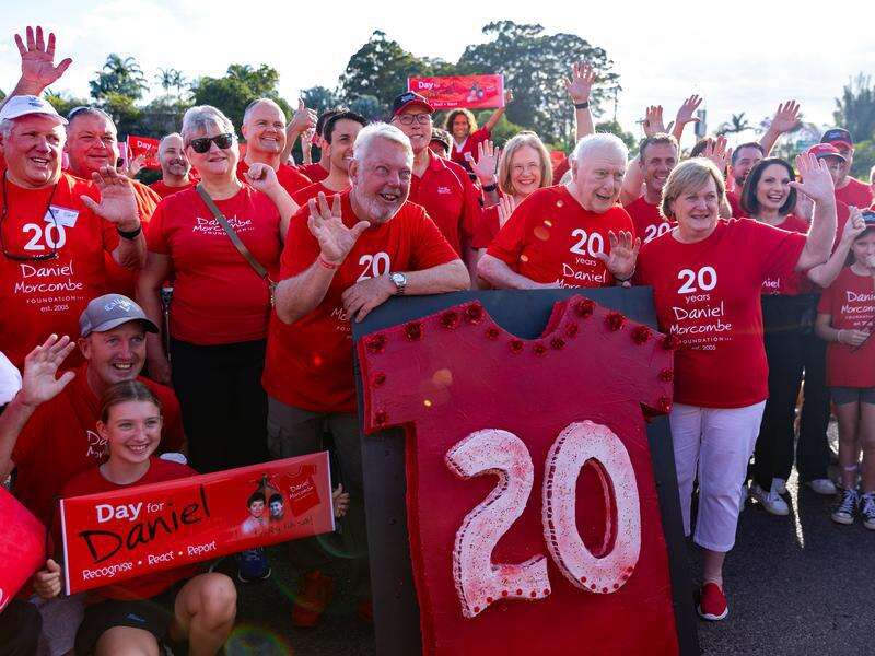 Milestone day as sea of red salutes Daniel's legacy | Shepparton News