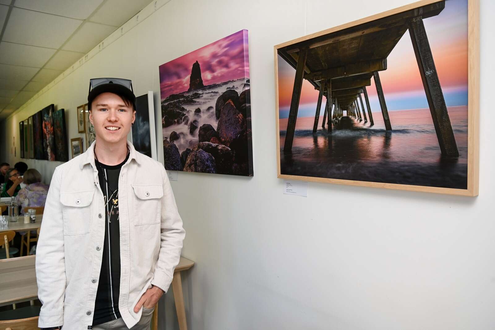 Business and art collide in a new exhibition at Milestone Cafe ...