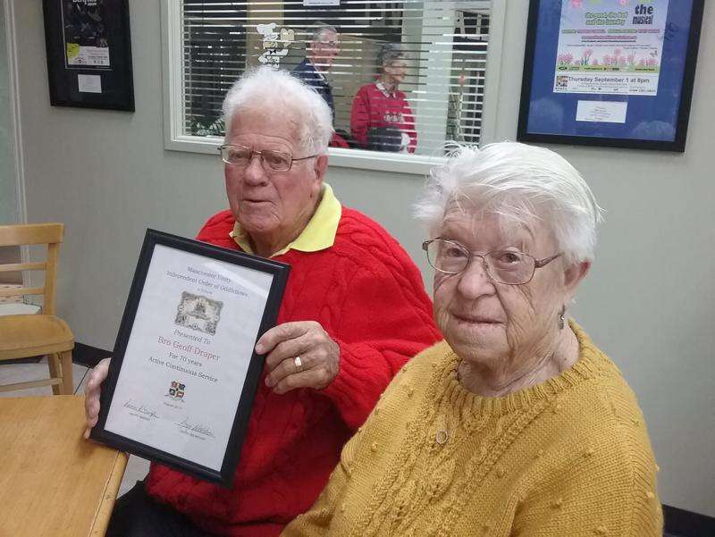 Draper marks 70 years with Manchester Unity. | Shepparton News