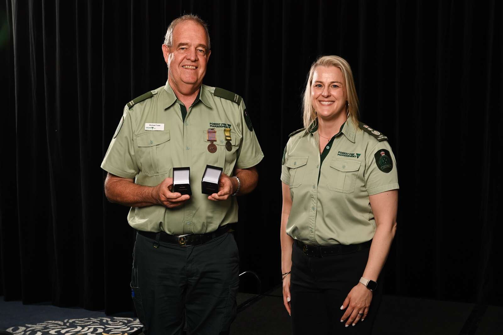 Two Benalla firies honoured for years of dedicated service | Benalla Ensign