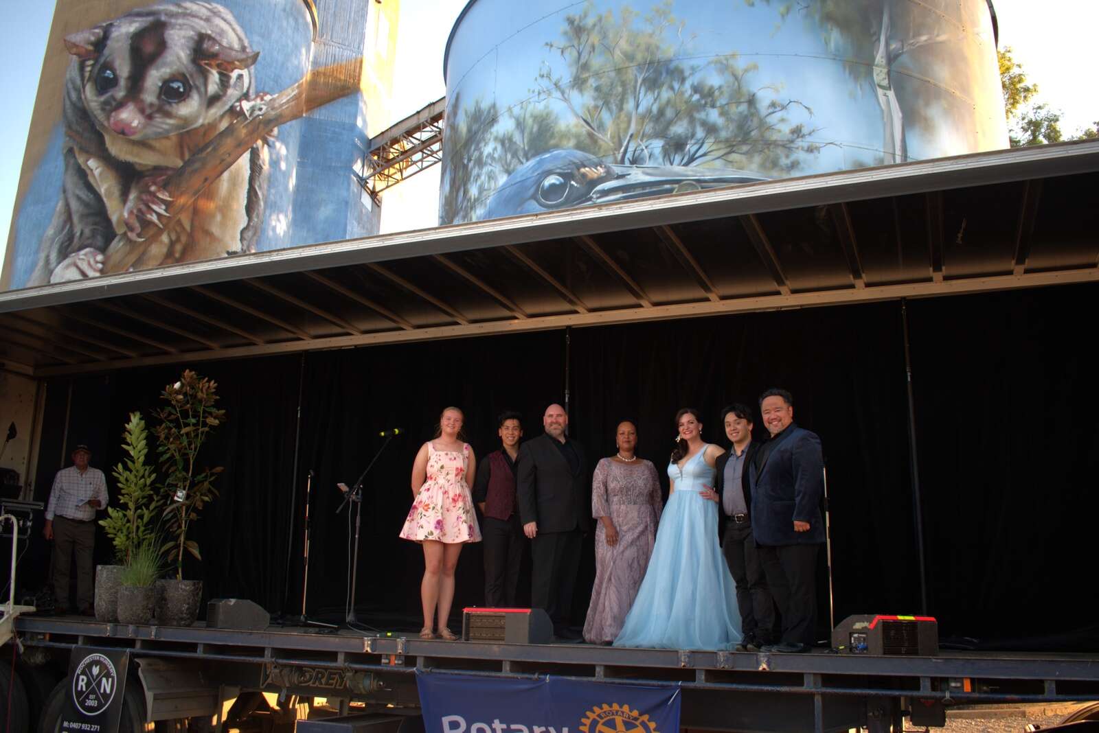 Rochester Rotary Club honoured for Songs at the Silos | Corowa Free Press