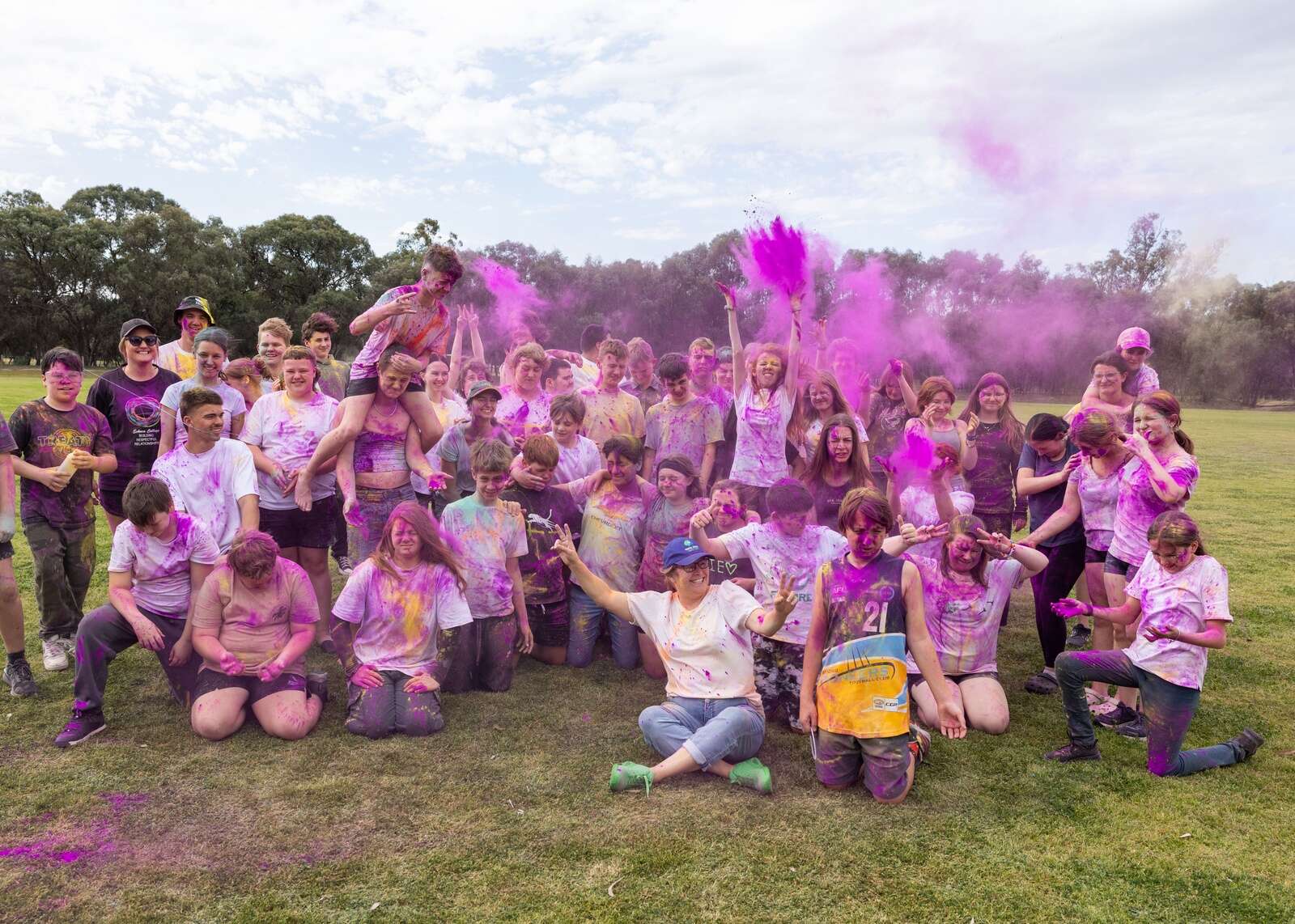 Echuca College's colourful Wellbeing Day | Dairy News Australia