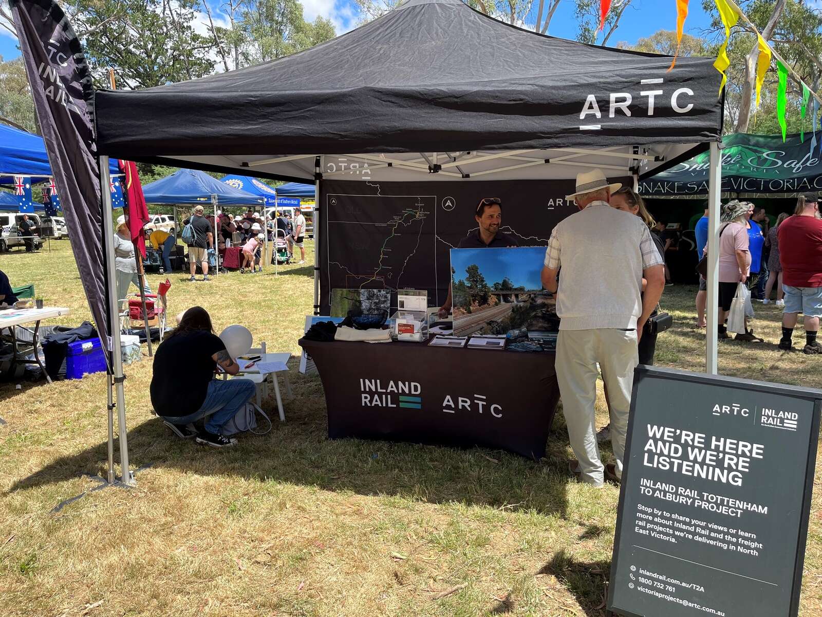 Inland Rail holds stall at Broadford Australia Day Festival | Country News