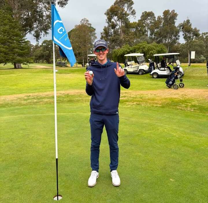 Shepp rising star Goodall celebrates hole-in-one on home soil ...