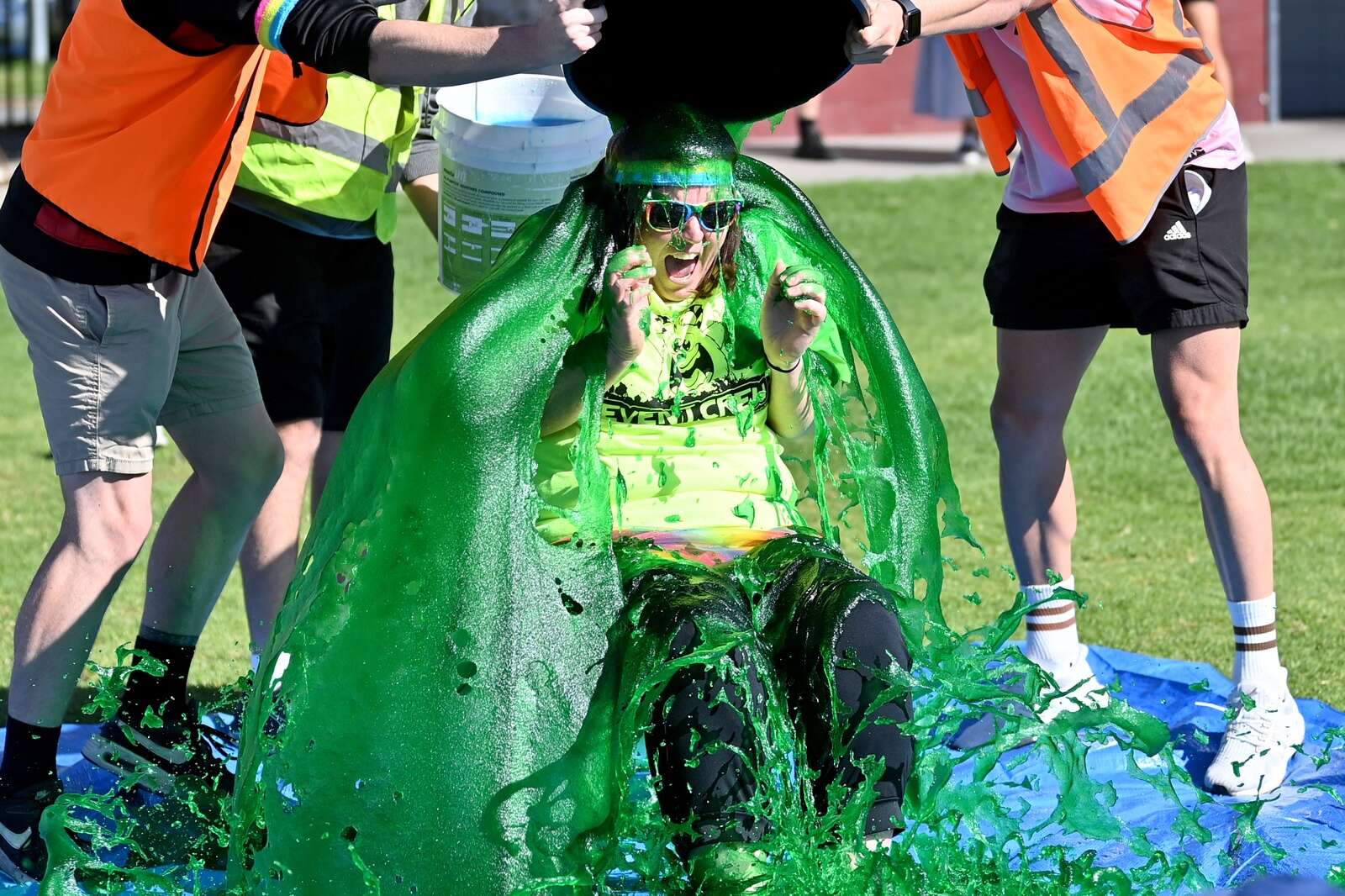 Gallery | Slime time for principal at fun run | Seymour Telegraph
