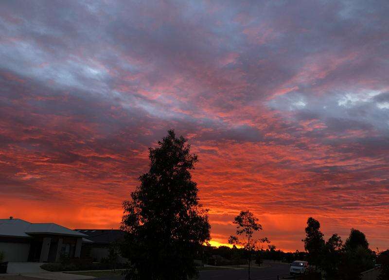 Red sunset | Riverine Herald