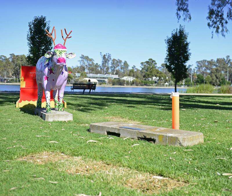 Shepparton's Mooving Art beloved Christmas Merry Moo cows targeted ...