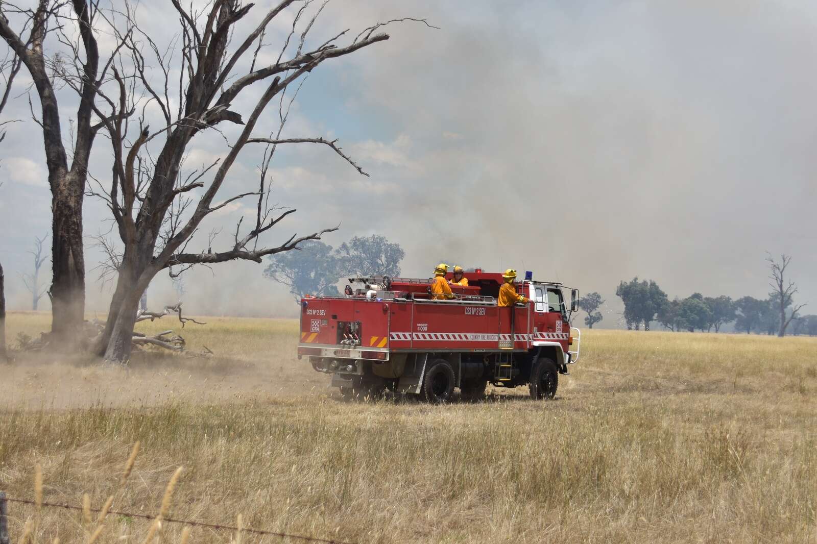 Massive grassfire north east of Benalla has unexpected cause | Benalla ...