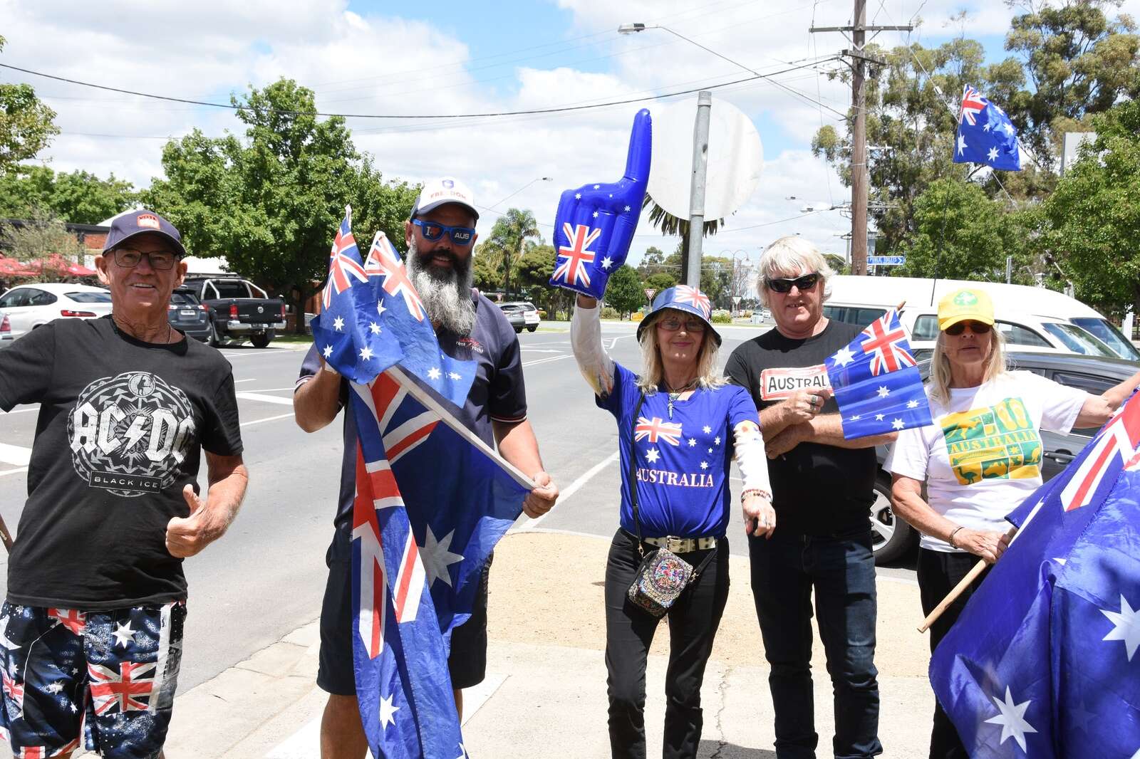 Protest outside Cobram Woolworths over Australia Day stance ...