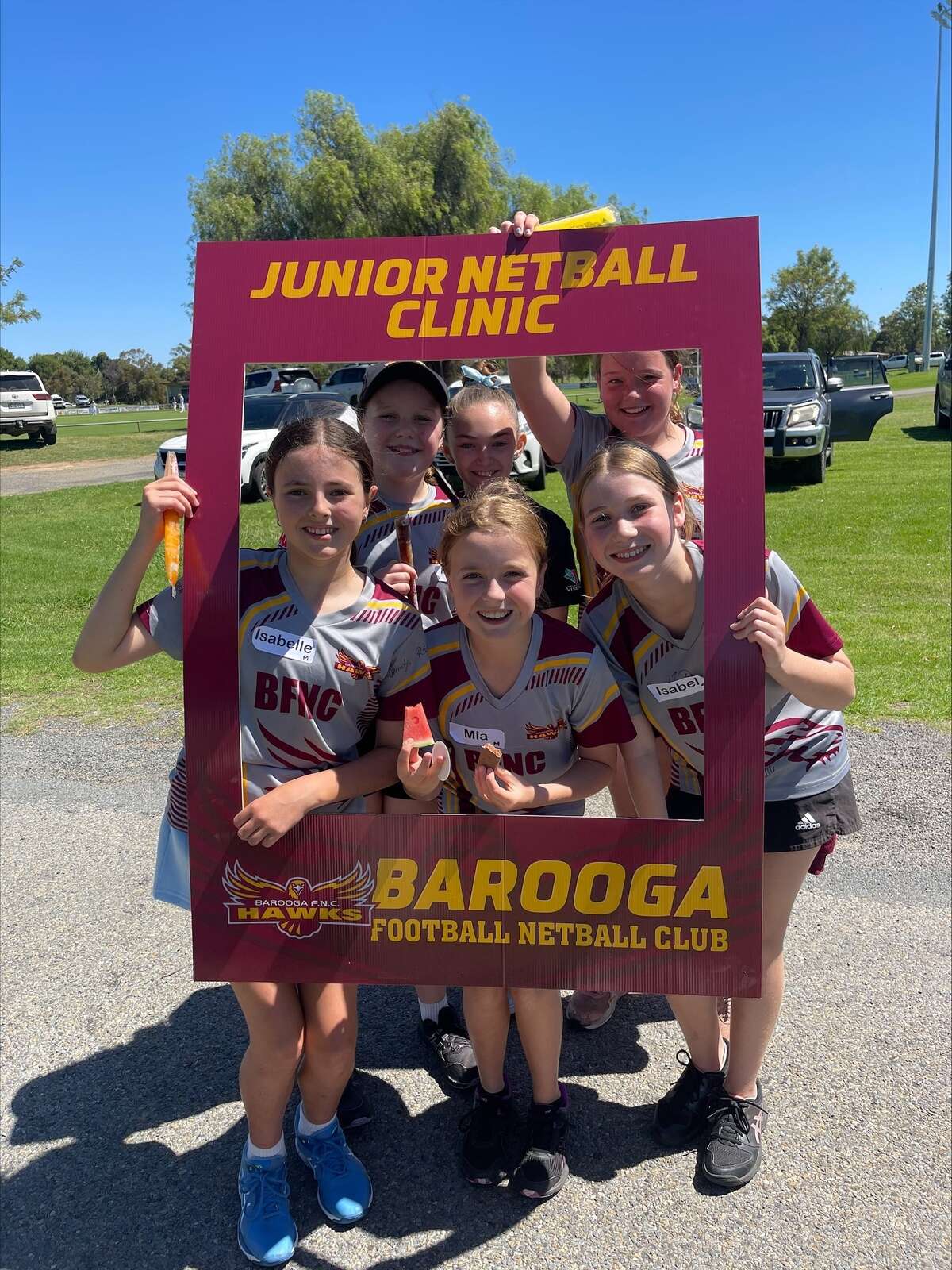 Talent honed at Barooga junior netball clinic | Cobram Courier