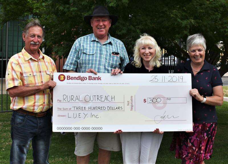 LUEY donates to Rural Outreach worker Ivan Lister | Benalla Ensign