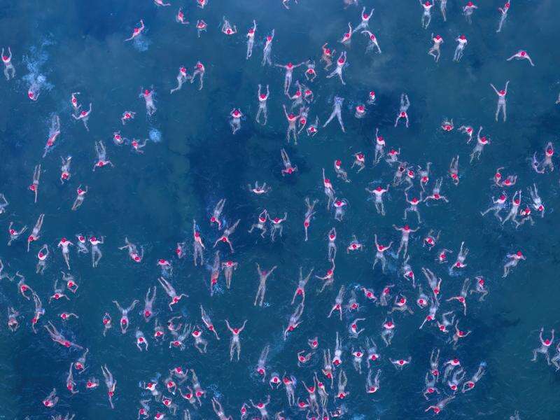 Thousands strip off for chilly Hobart solstice swim | Riverine Herald