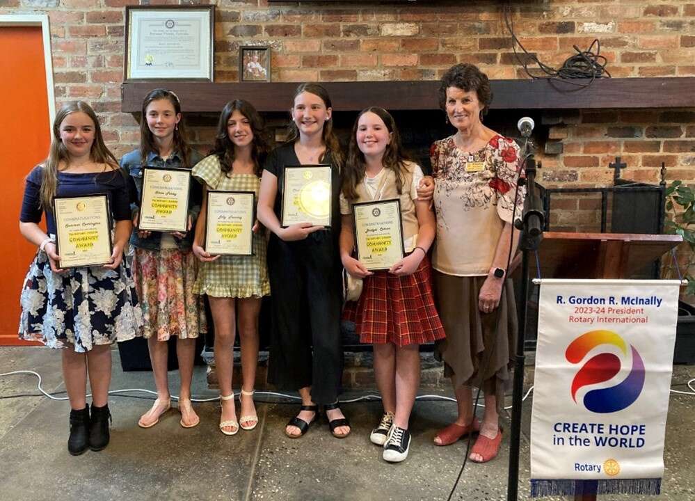 Fabulous five earn Rotary Junior Community Award | Seymour Telegraph