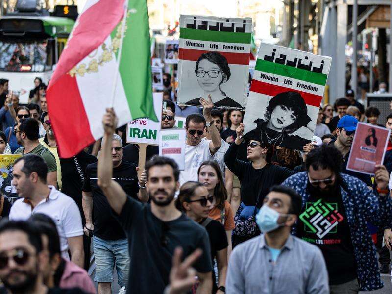 Thousands rally 12 months on from Iranian crackdown | Country News