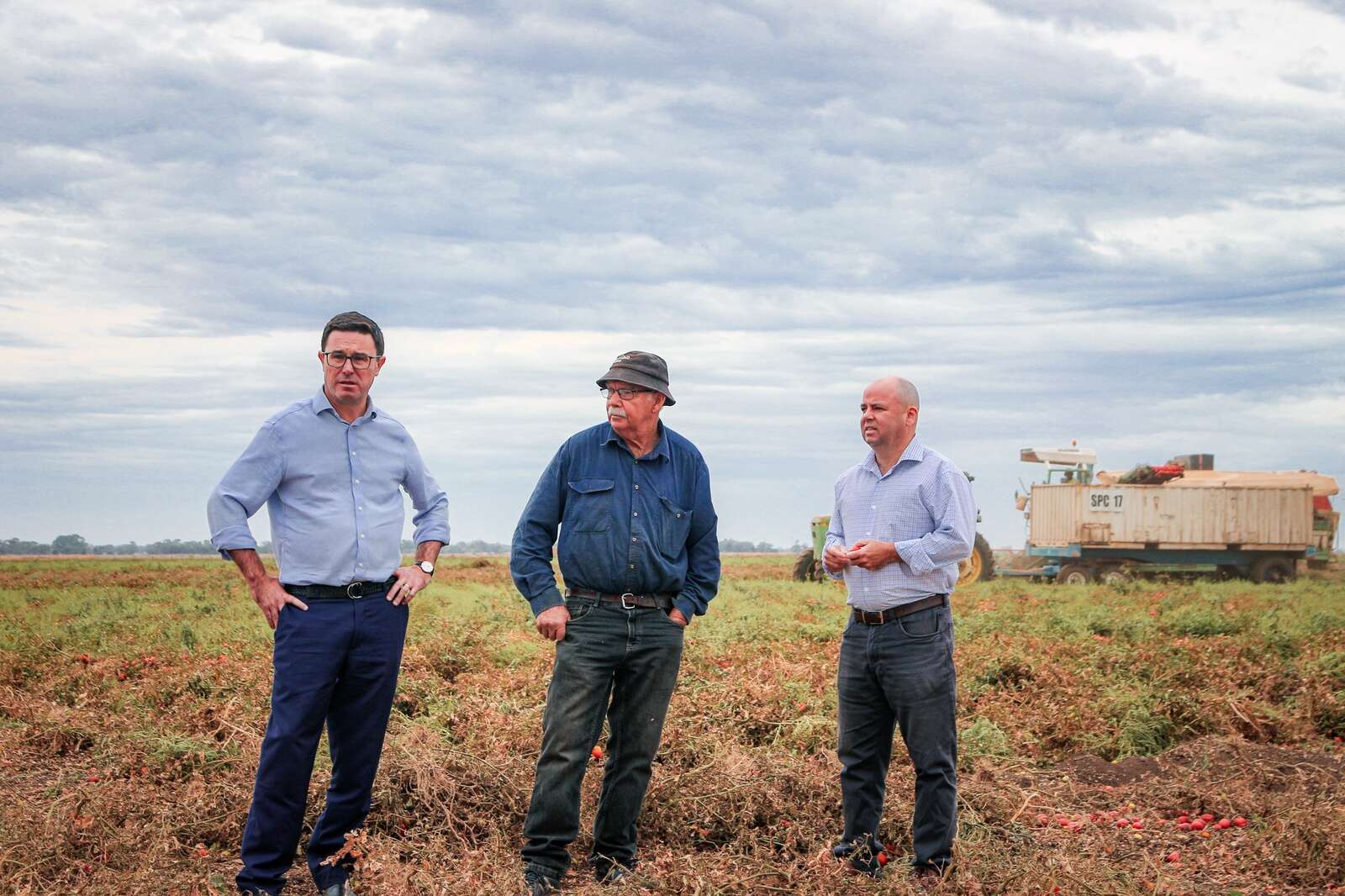 Sam Birrell and David Littleproud visit local farm | Seymour Telegraph