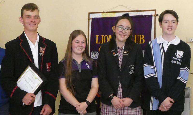MAGS student Hamish Smith takes home win at Lions Club Youth of the ...