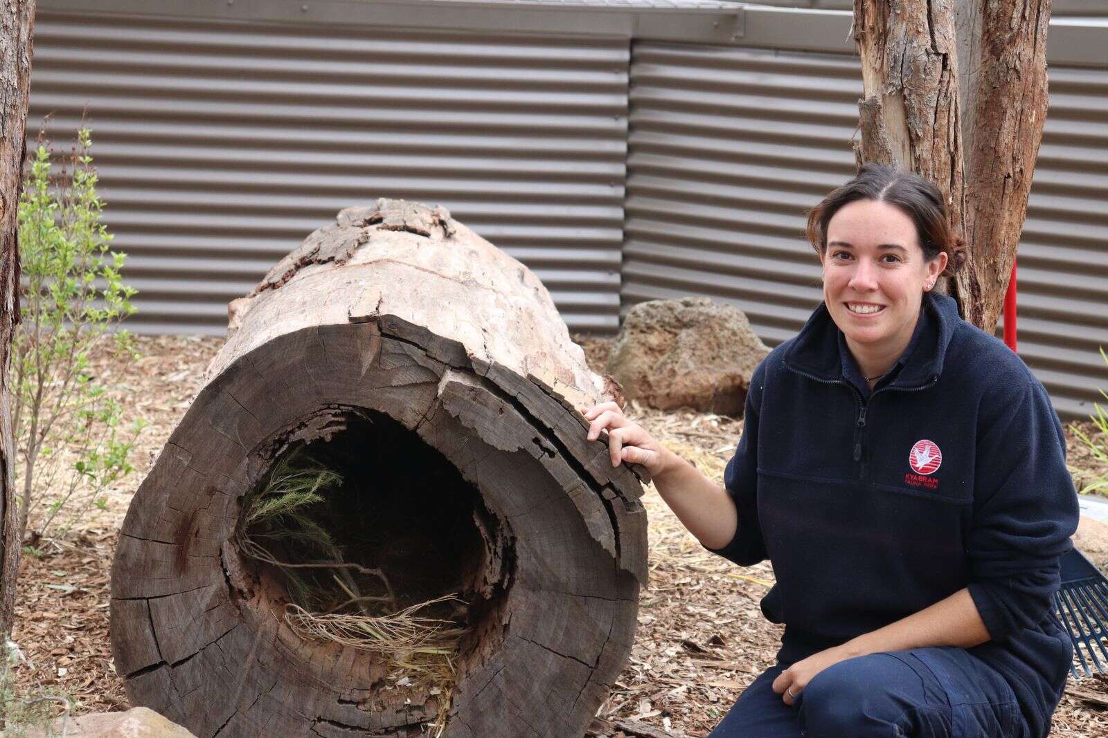 Donated logs provide home for fauna park animals | Kyabram Free Press