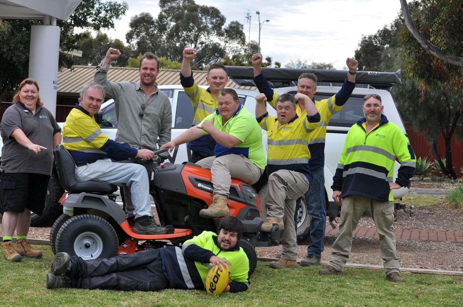 New opportunities for Vivid Work Crew after mower donation | Riverine ...