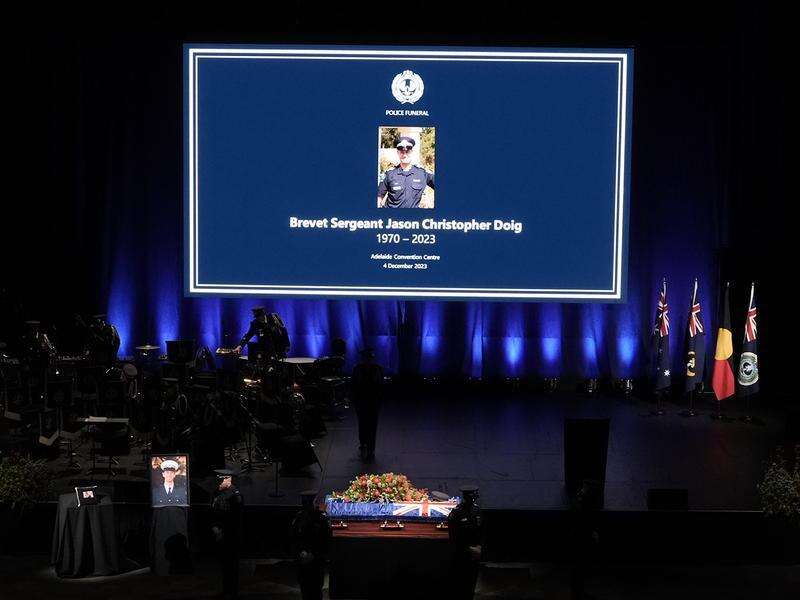 Mourners farewell slain 'legendary' country cop | Kyabram Free Press