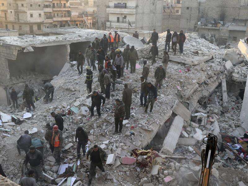 Thirteen killed in Syria building collapse | Kyabram Free Press