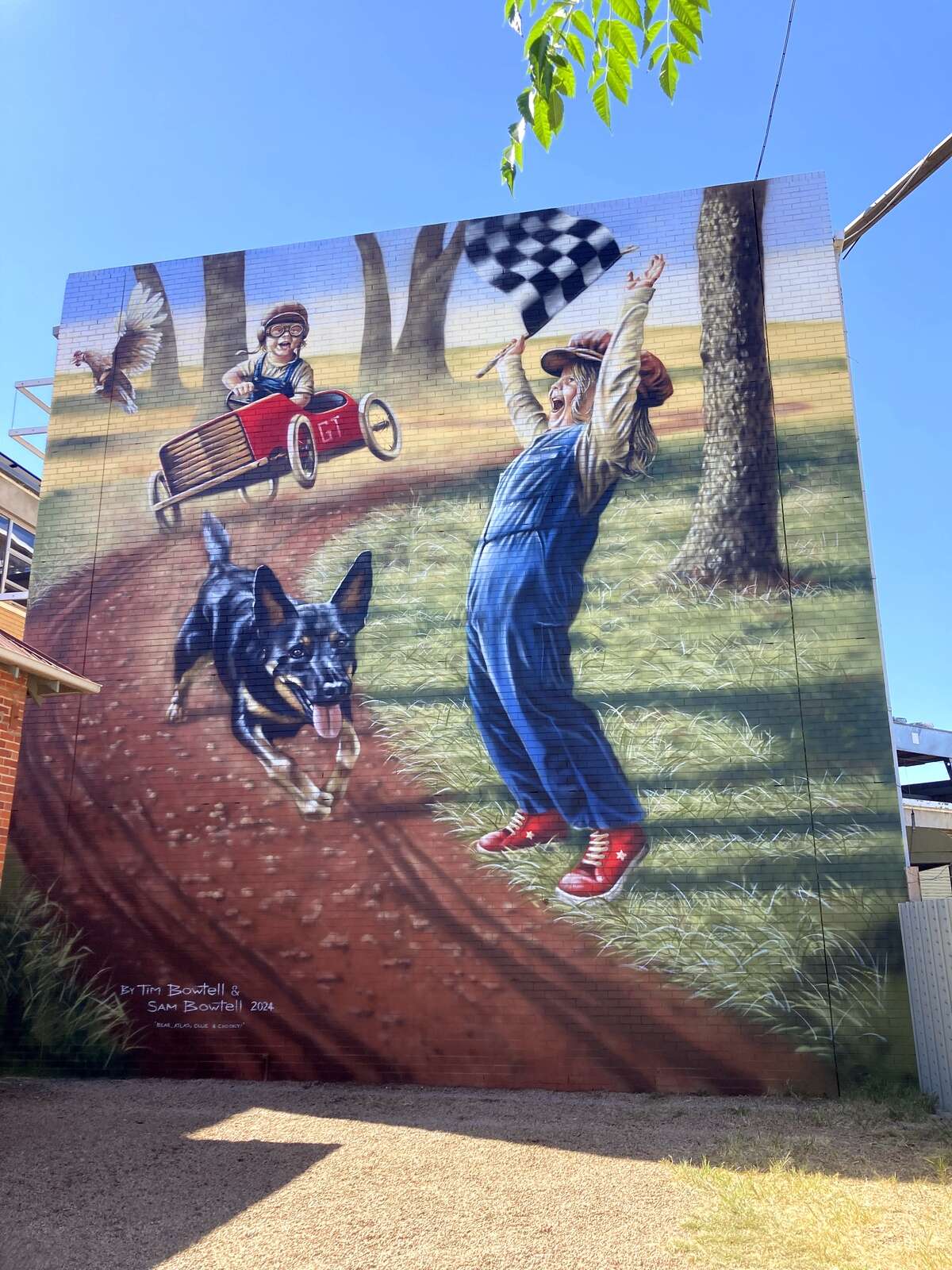 Tim Bowtell and his murals | Riverine Herald