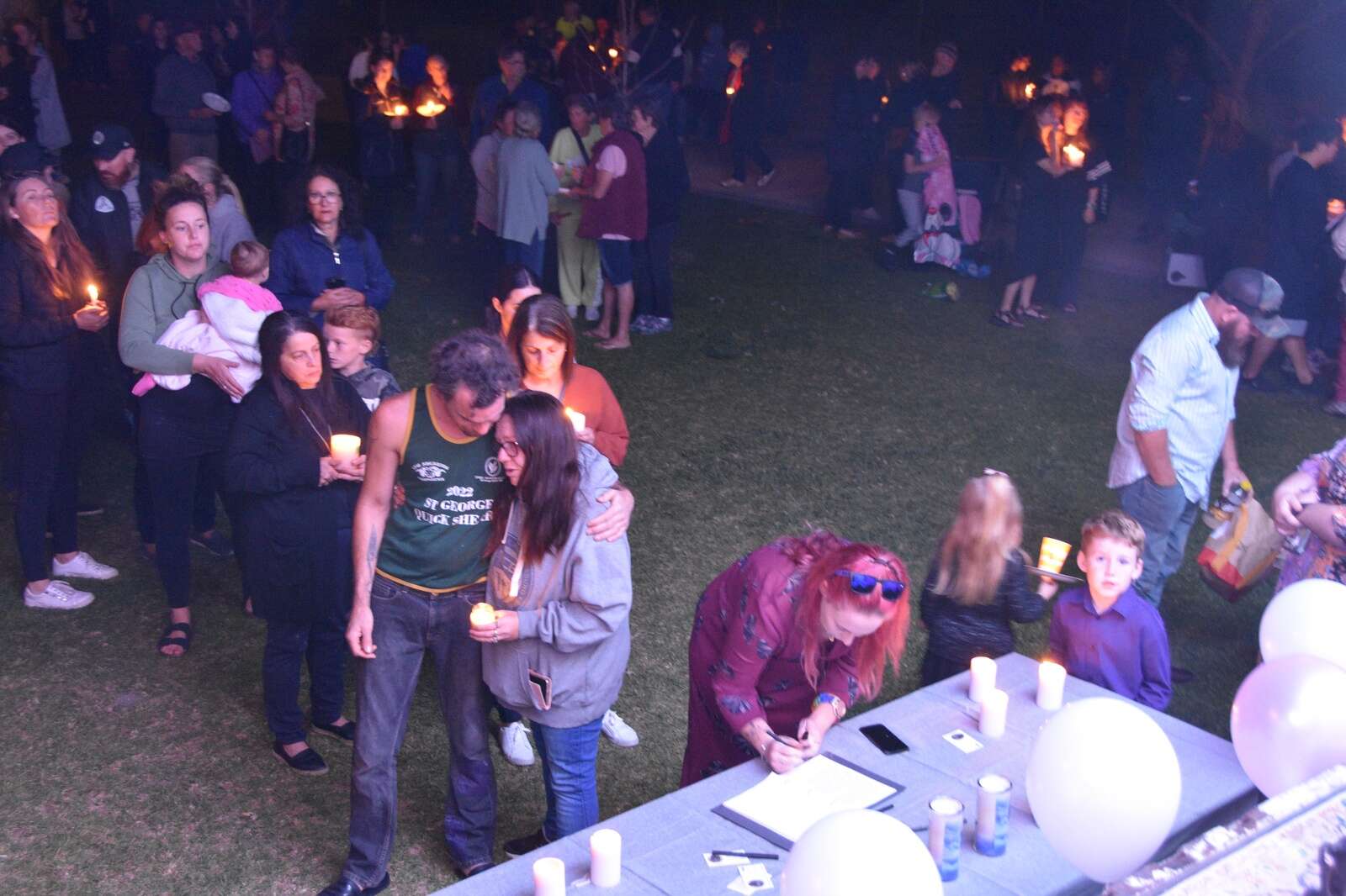 Shock and sadness at vigil for the five lost in horror Strathmerton ...
