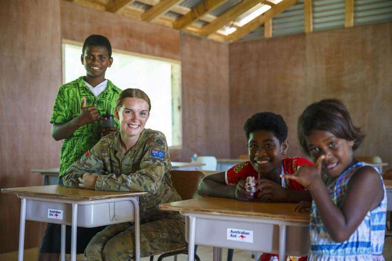 Echuca's Private Edie Haley lends helping hand in Fiji after Cyclone ...