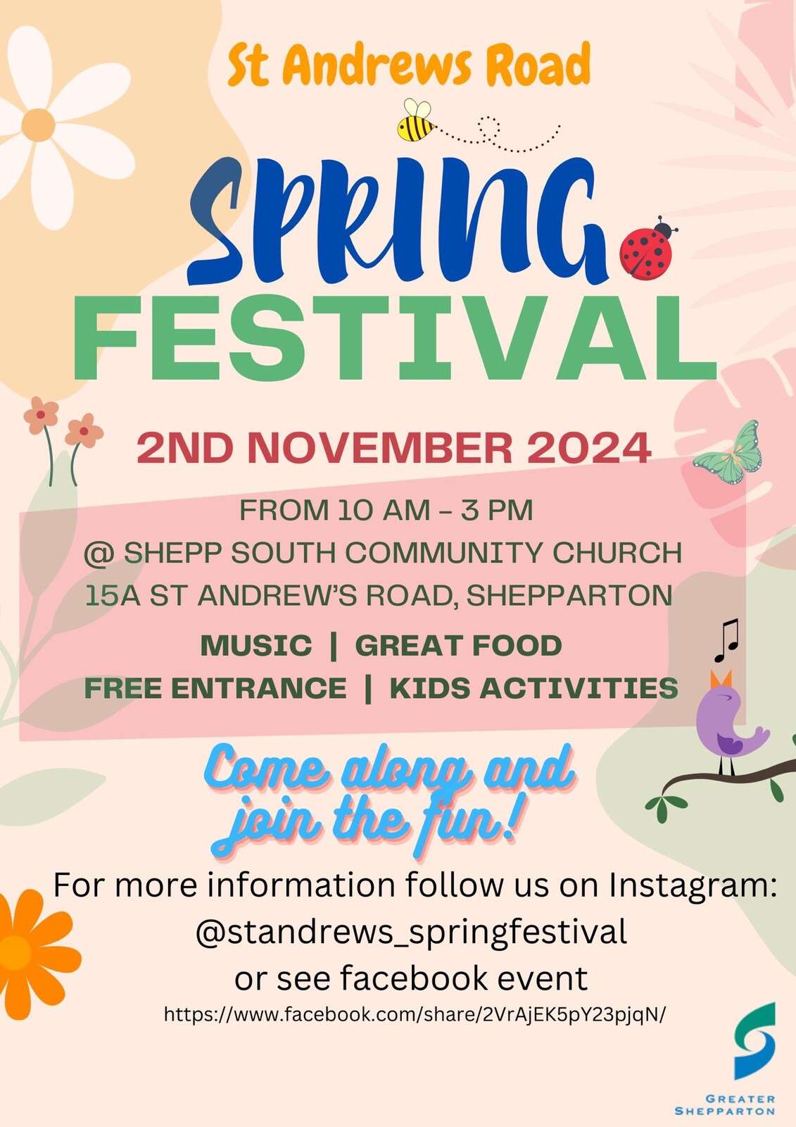 Get ready for a day of festivities at St Andrews Road Spring Festival ...