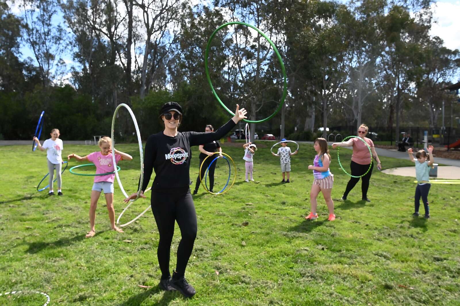 A hooping good time: Residents enjoy hula hoop fun | Shepparton News