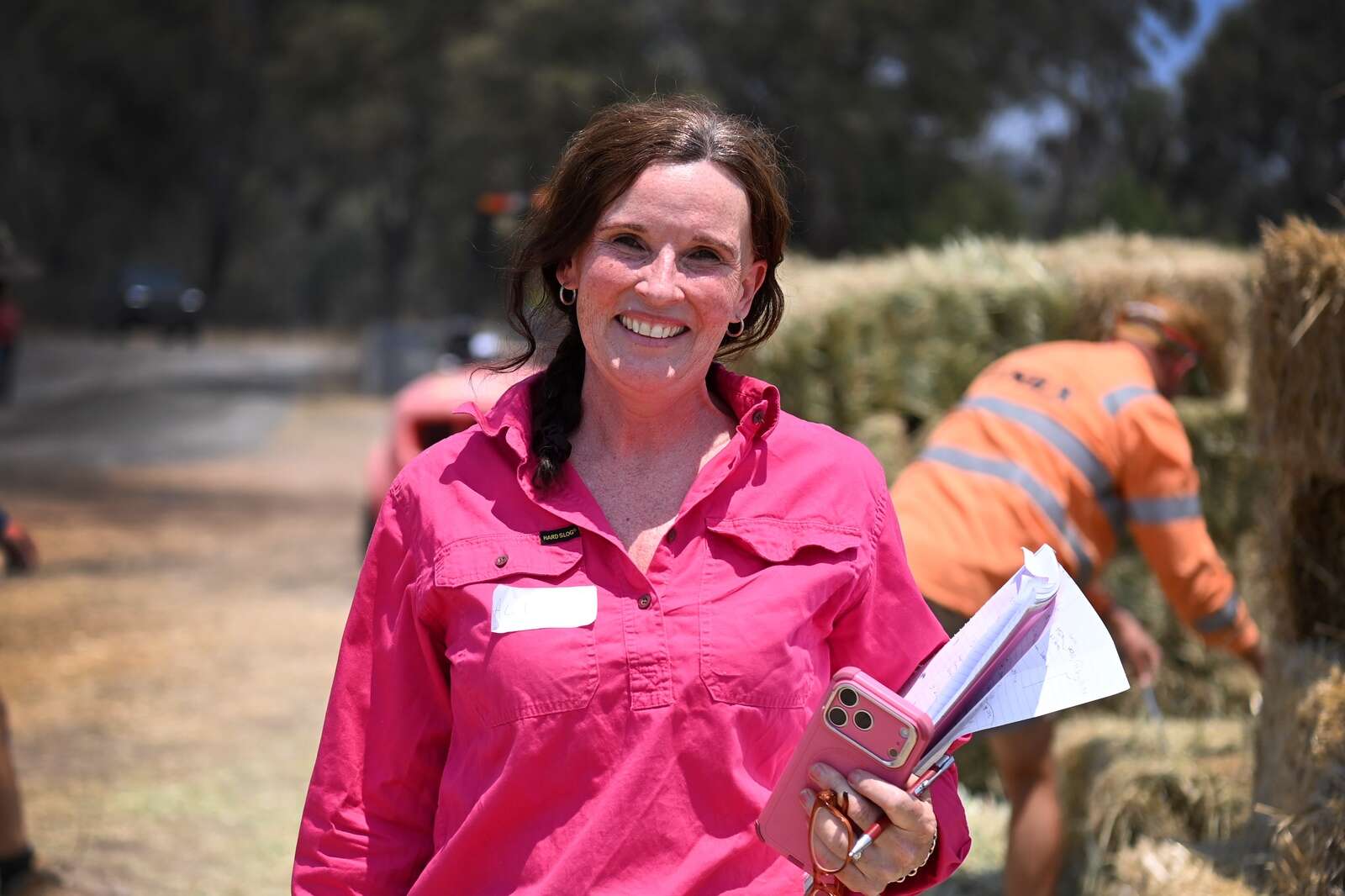 Drop-off and distribution centre set up overnight by determined locals ...