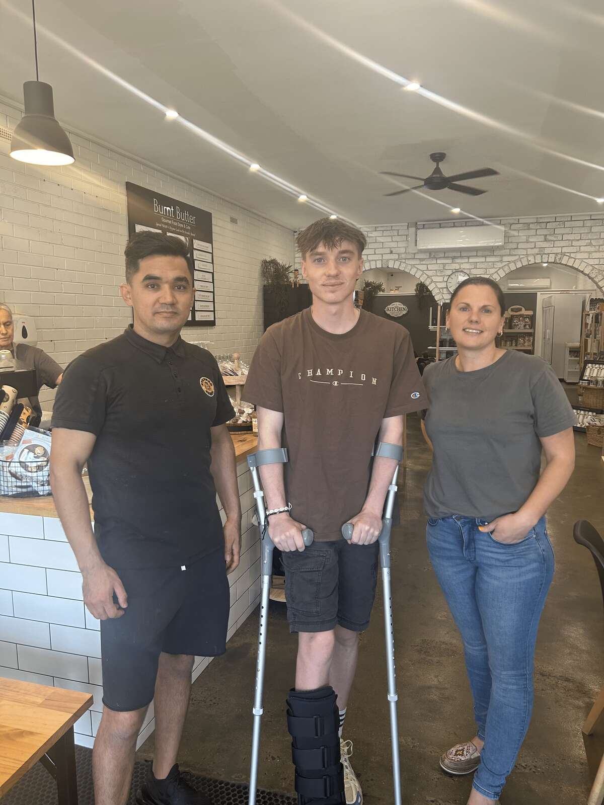 Coffee and kebabs help footy player get back on his feet | Riverine Herald