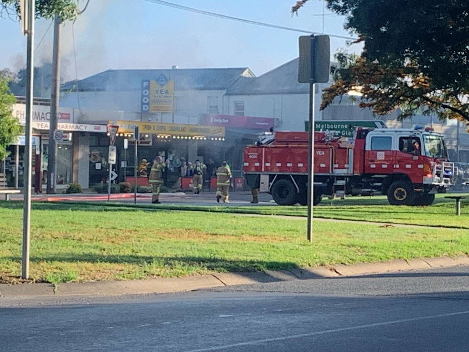 Early morning evacuation from take away after grill fire breaks out ...