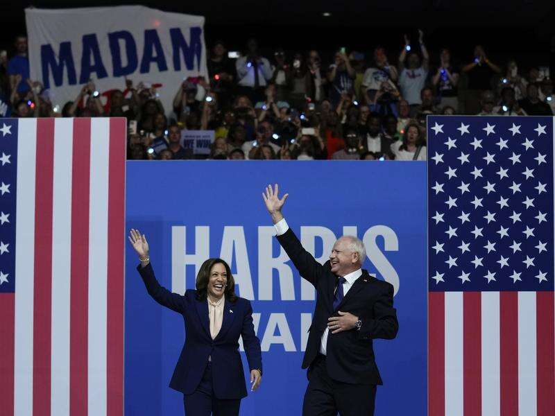 Harris, Walz campaign together for first time at rally | Country News