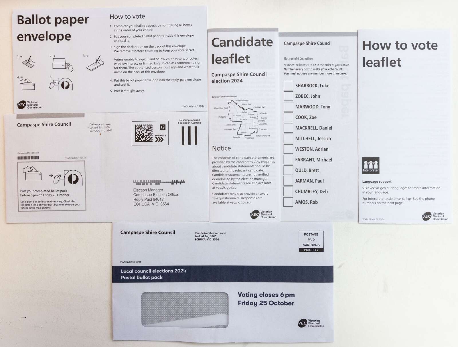 Voting begins as ballot packs are shipped to Campaspe residents ...