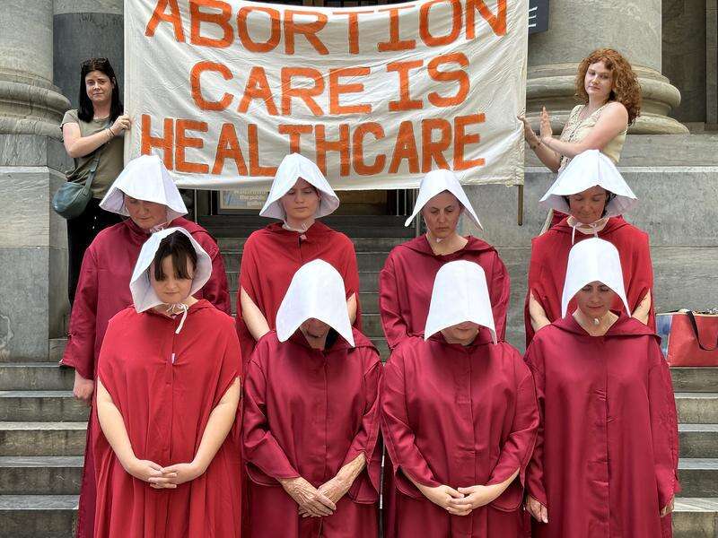 'Handmaids' protest ahead of abortion vote | Country News