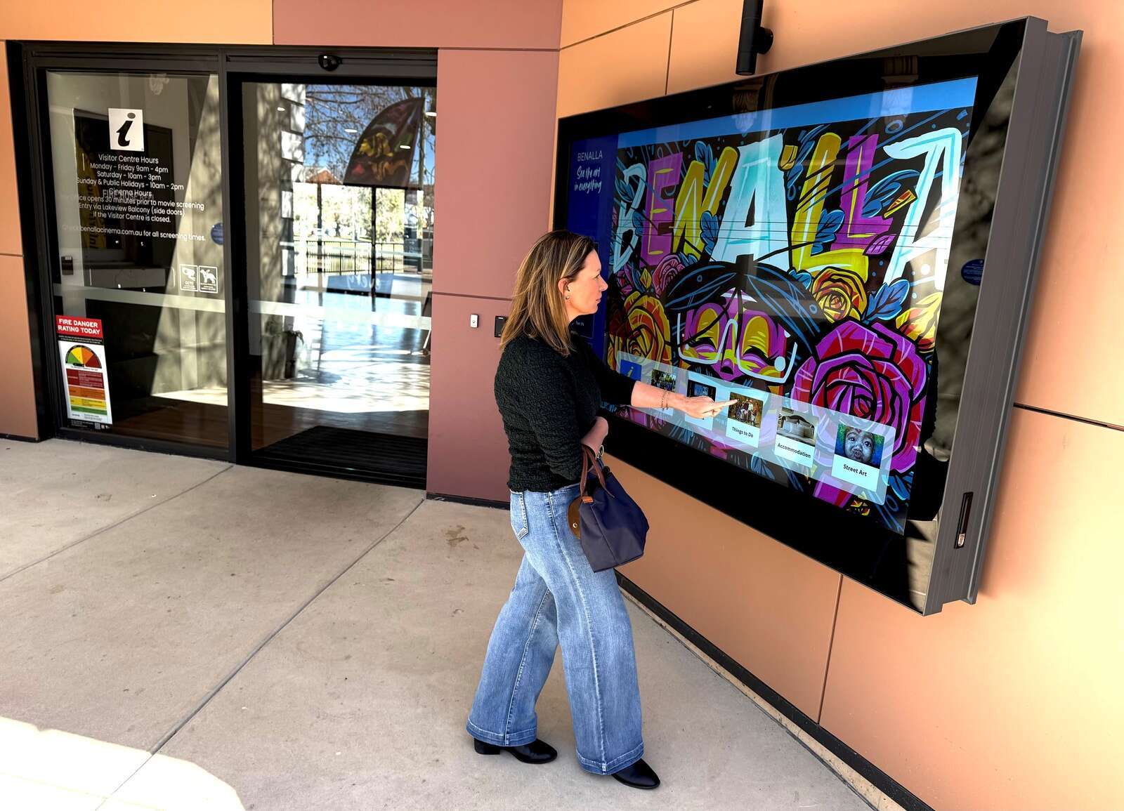 Digital displays connect locals and visitors to Benalla Rural City ...