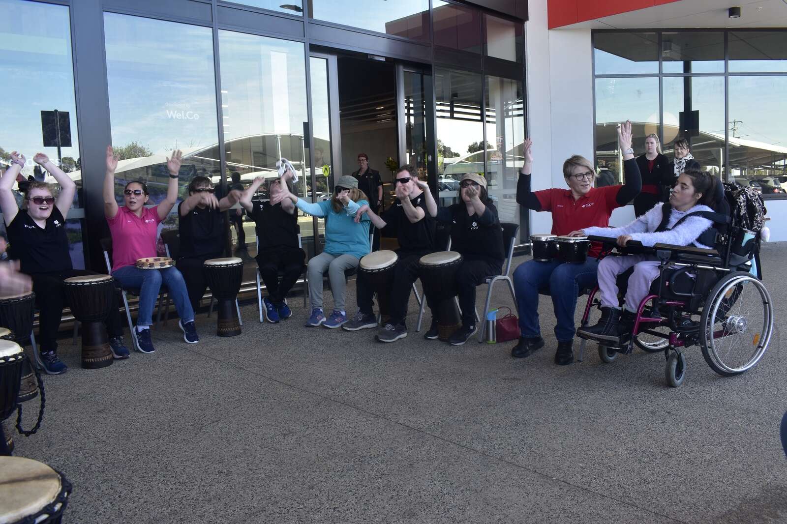 Vivid flash mob hits the right note | Riverine Herald