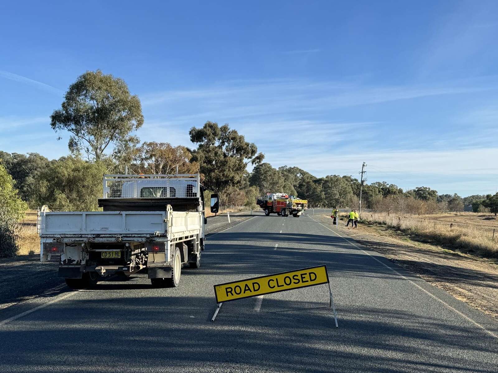 Road closes after powerline falls | Riverine Herald
