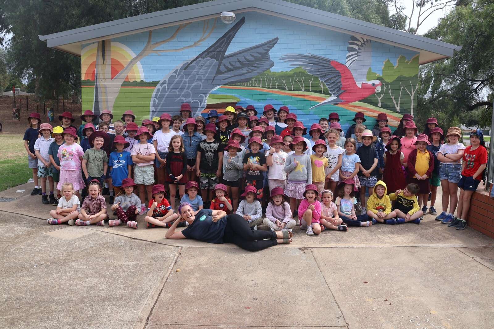Barooga Public School mural takes flight | Seymour Telegraph