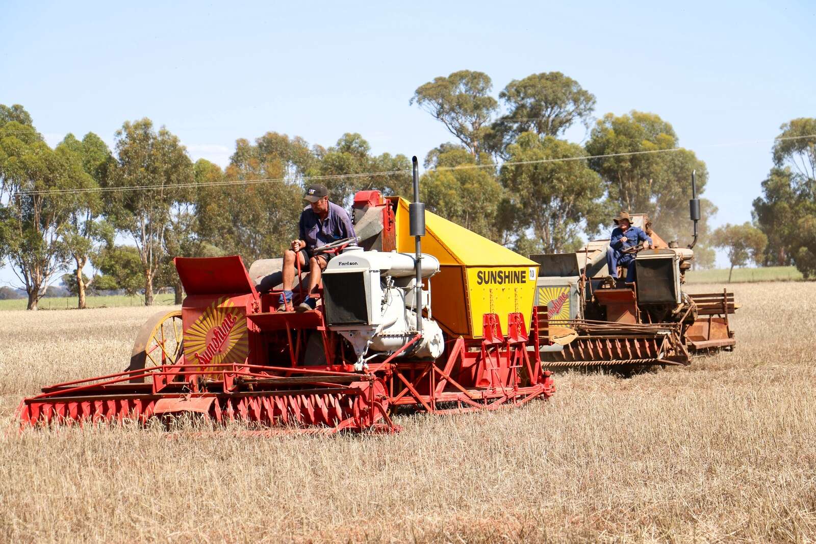 Vintage Sunshine Auto headers – a rare sight | Corowa Free Press