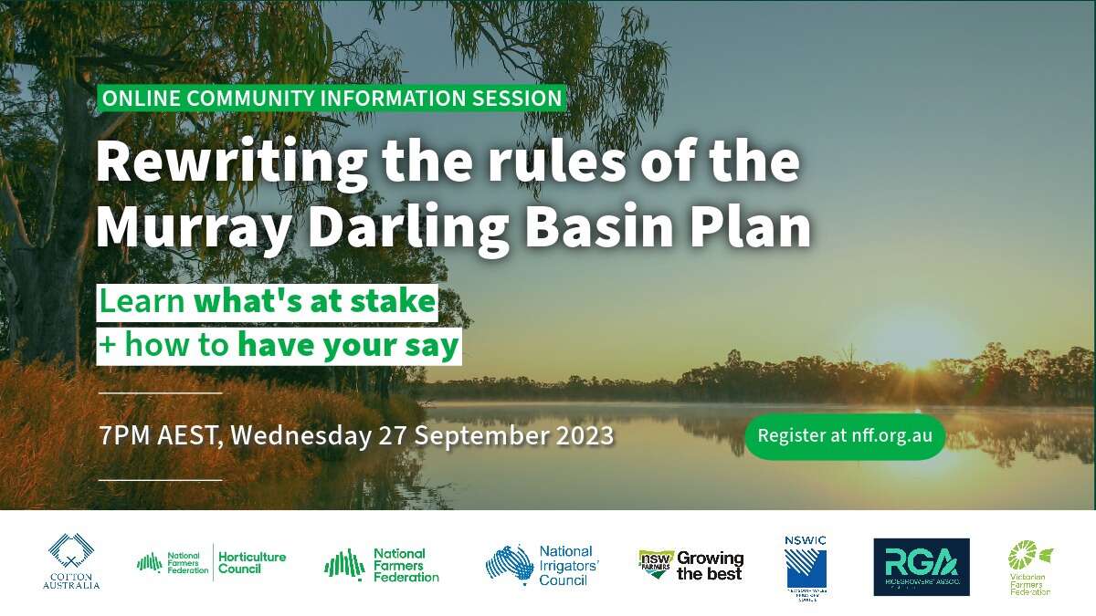 Basin Plan amendment ‘explainer’ forum | Southern Riverina News
